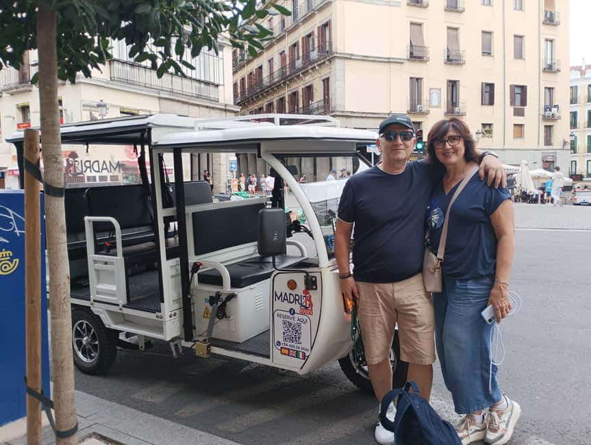 From Madrid to the Sky - Private Tuktuk Tour and Visit to the Madrid ...