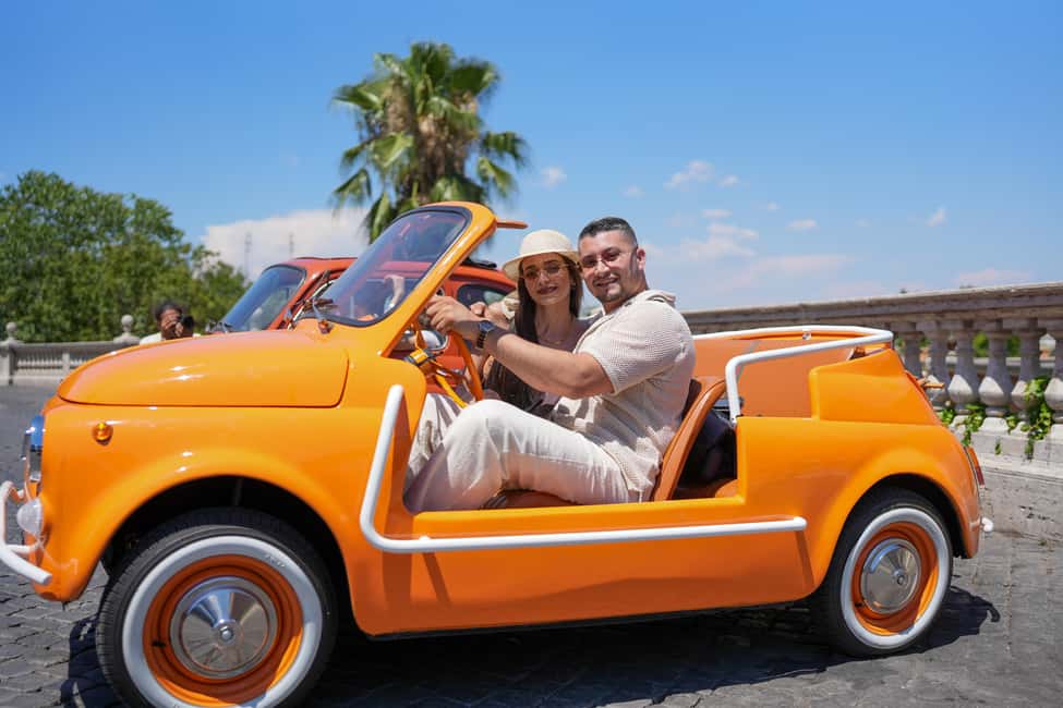 Rome: Luxury Experience with Vintage Convertible Fiat 500 | GetYourGuide