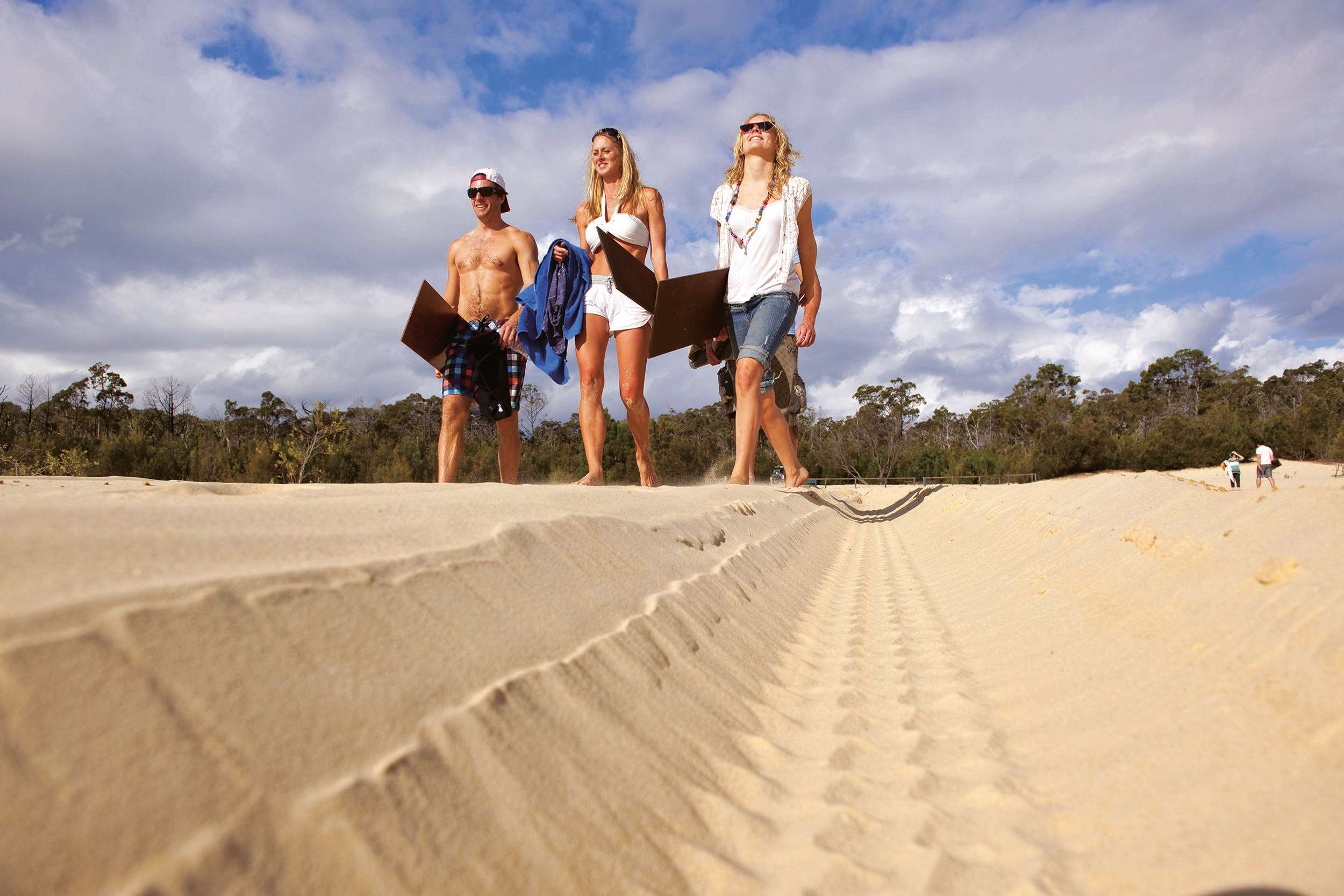 Moreton Island: Tangalooma Desert Safari and Dolphin Feeding | GetYourGuide