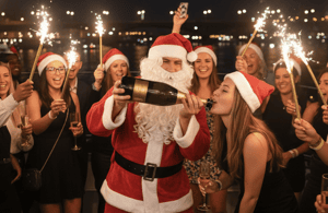 Prag: Julfest på båt med jultomten + efterfest på Epic Club | GetYourGuide