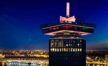 Amsterdam: Inträdesbiljett till A'DAM Lookout med 1 drink | GetYourGuide