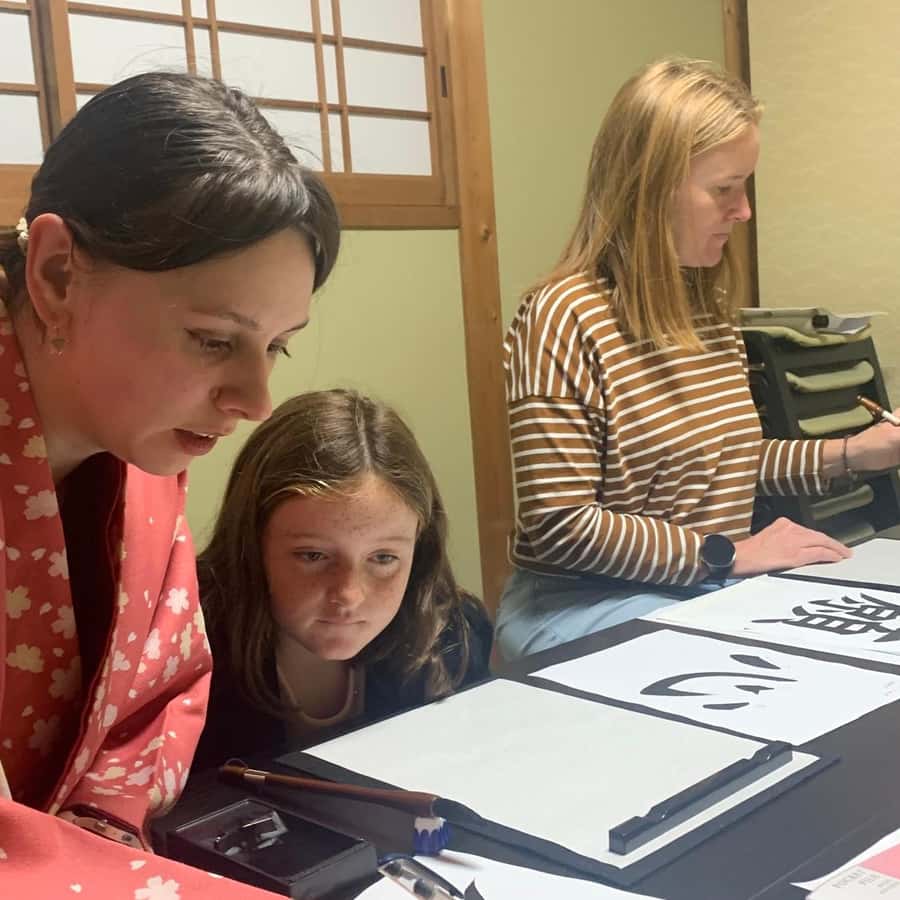 Japanese Calligraphy Class in 150 years old townhouse | GetYourGuide