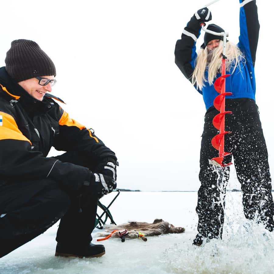 Levi: A fun Ice Fishing Experience in Levi, 3 HOURS | GetYourGuide
