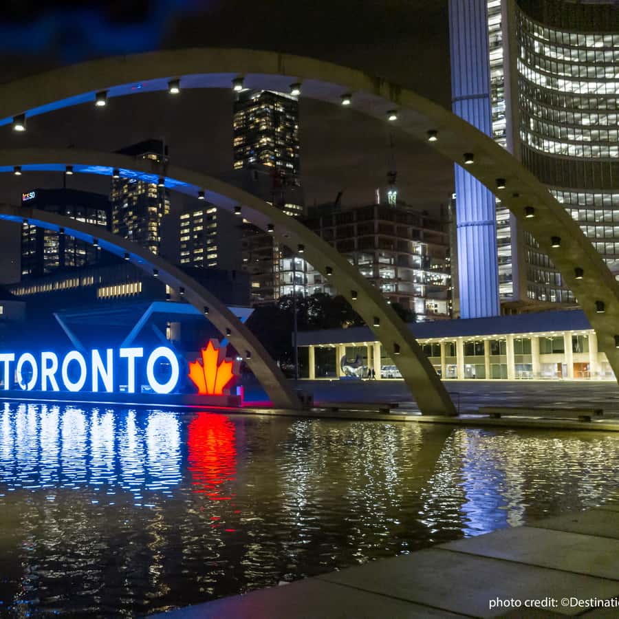 Toronto: Night Sightseeing Tour on a Double-Decker Bus | GetYourGuide