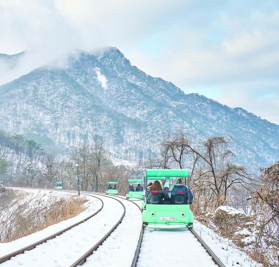 Eobi Ice Valley & Nami (+ Light Festival, Railbike, Alpaca) | GetYourGuide