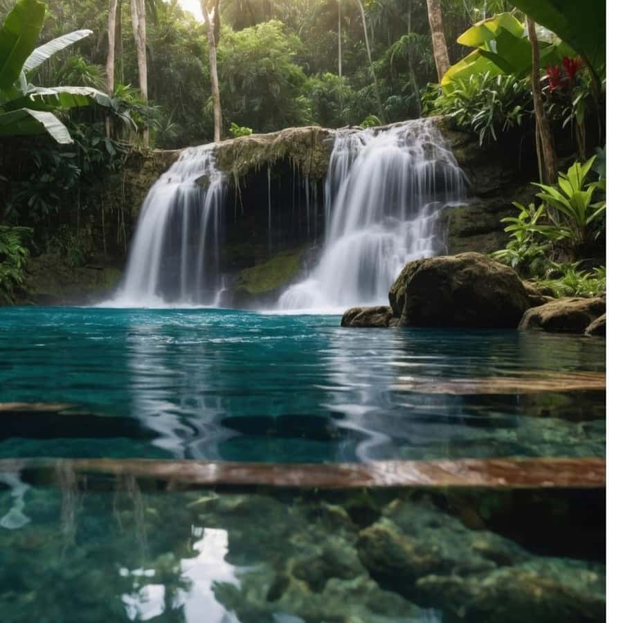 Marrakech : montagnes de l'Atlas, vallée de l'Ourika, cascade et ...