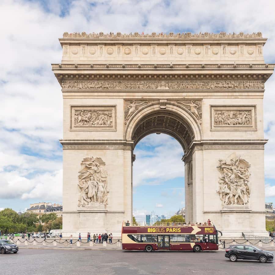Paris: Arc de Triomphe Ticket & Big Bus Hop-on Hop-off Tour | GetYourGuide