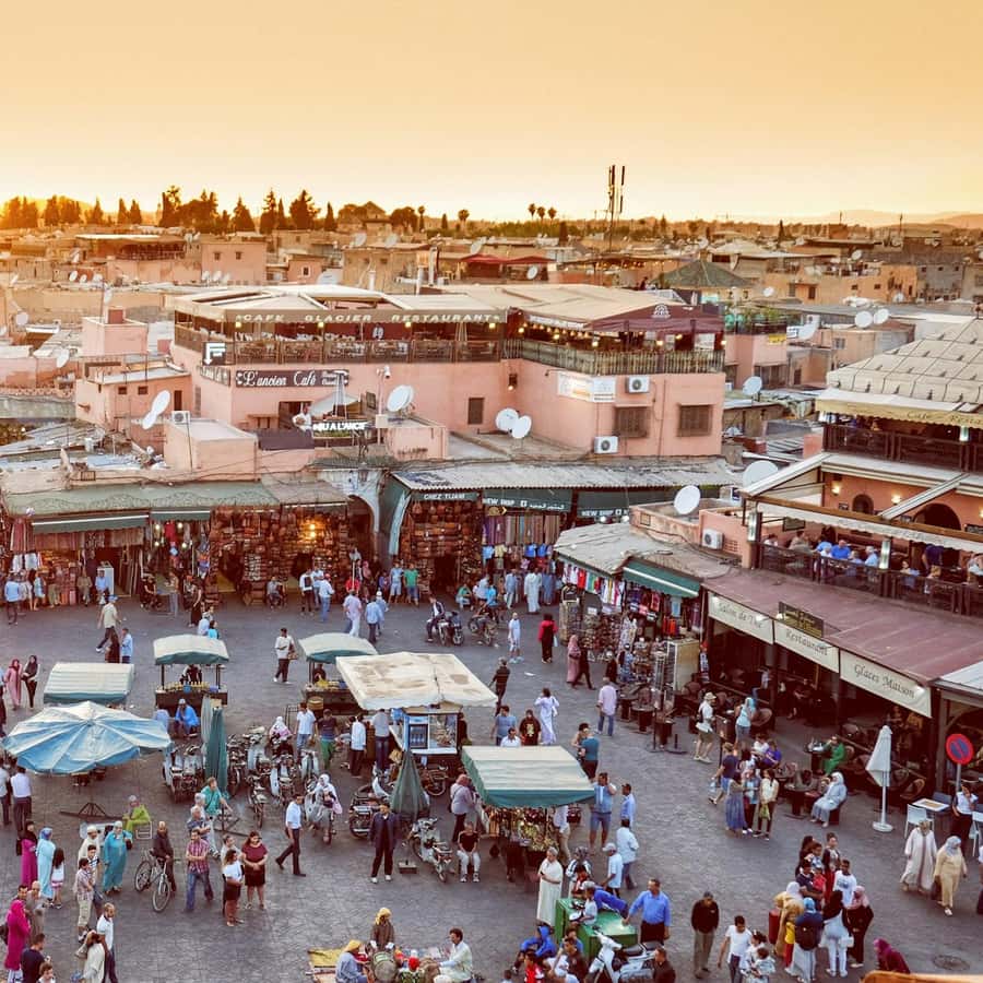 Marrakech: Halvdags guidet tur med inngang til Bahia-palasset ...