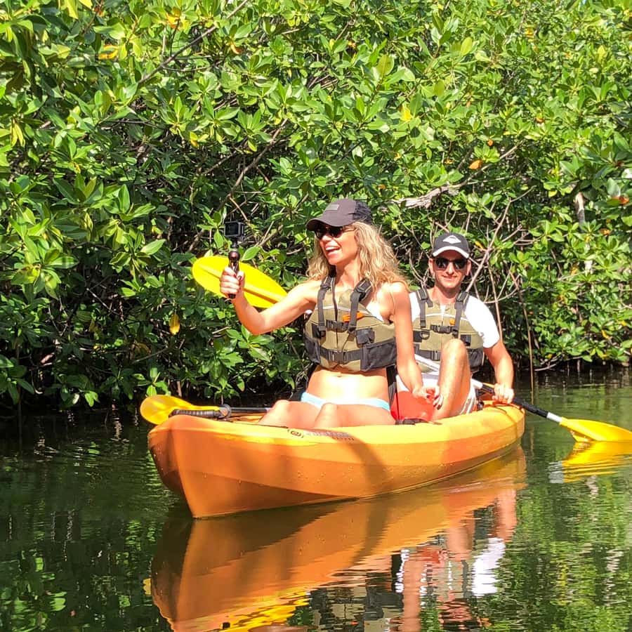 Cancún: Morning or Sunset Kayak Adventure in Nichupte Lagoon | GetYourGuide
