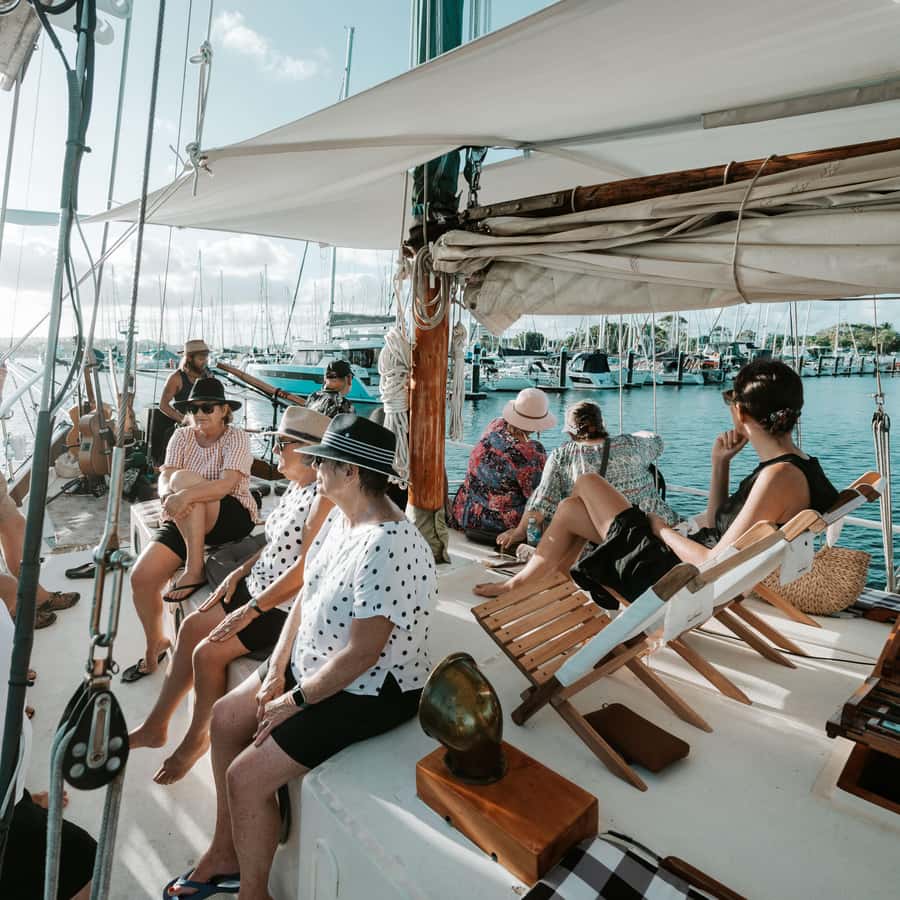 Mooloolaba: Sunshine Coast Sunset Cruise with Live Music | GetYourGuide