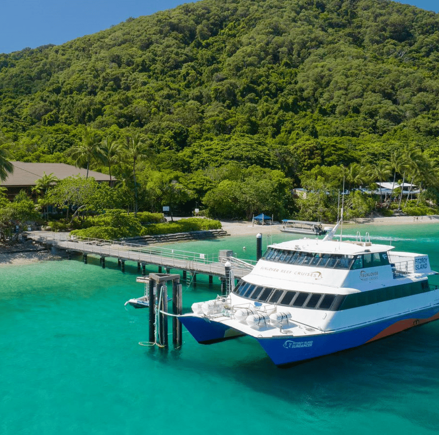 Cairns: Great Barrier Reef and Fitzroy Island Boat Tour | GetYourGuide