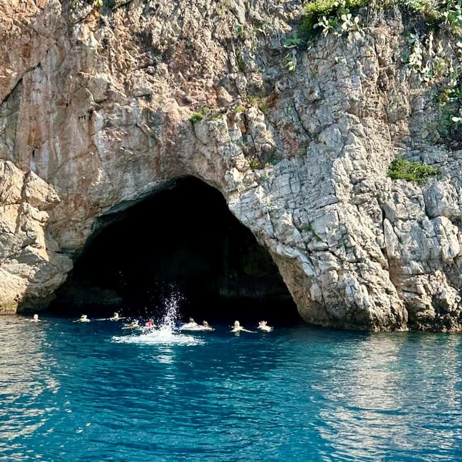 Nice: Mala Caves, Villefranche & Snorkeling Boat Tour | GetYourGuide