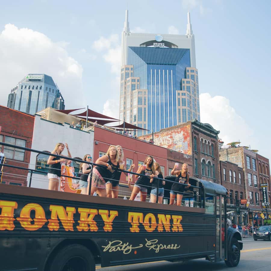 Nashville's Wildest Honky Tonk Party Bus | Public Tour (21+) | GetYourGuide