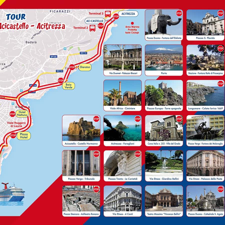 Catania: Hop-On Hop-Off Bus Tour to Acicastello & Acitrezza | GetYourGuide