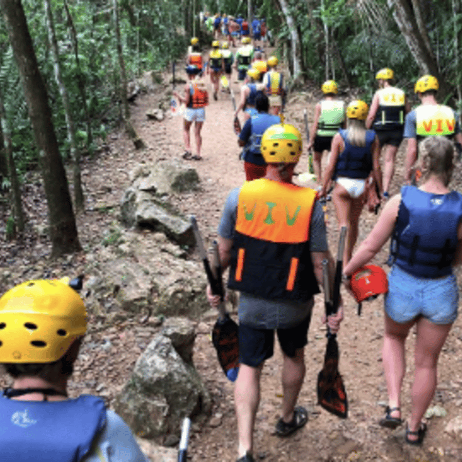 Belize City: Cave Kayaking, Zipline and Crystal Cave Tour | GetYourGuide