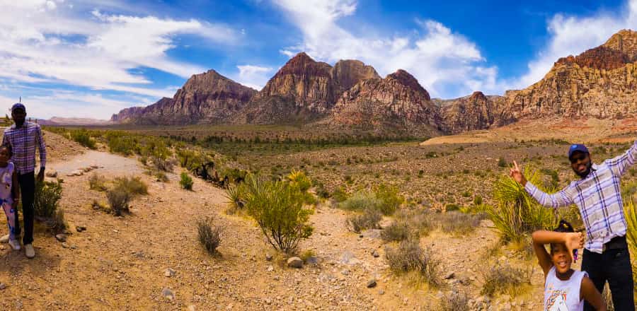 Las Vegas: Mojave, Red Rock Sign and 7 Magic Mountains Tour | GetYourGuide