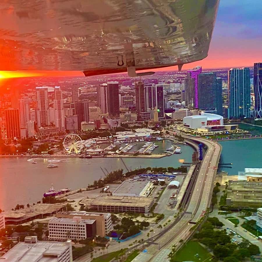 Miami Sunset: Private Luxury Airplane Tour | GetYourGuide