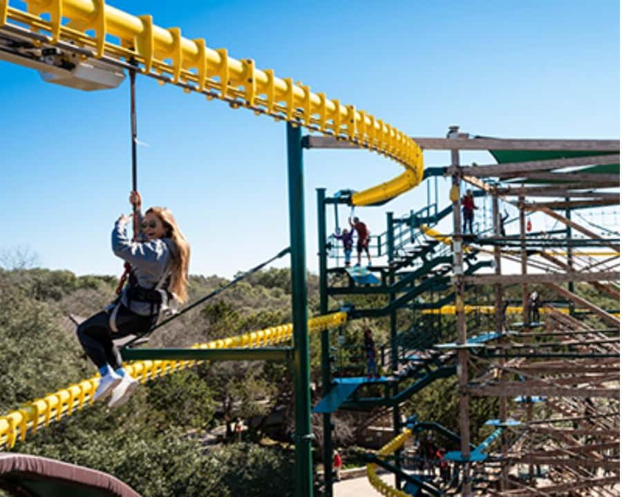 San Antonio: Twisted Trails Zip Rails, Ropes & Climbing Wall | GetYourGuide