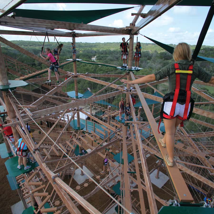 San Antonio: Twisted Trails Zip Rails, Ropes & Climbing Wall | GetYourGuide
