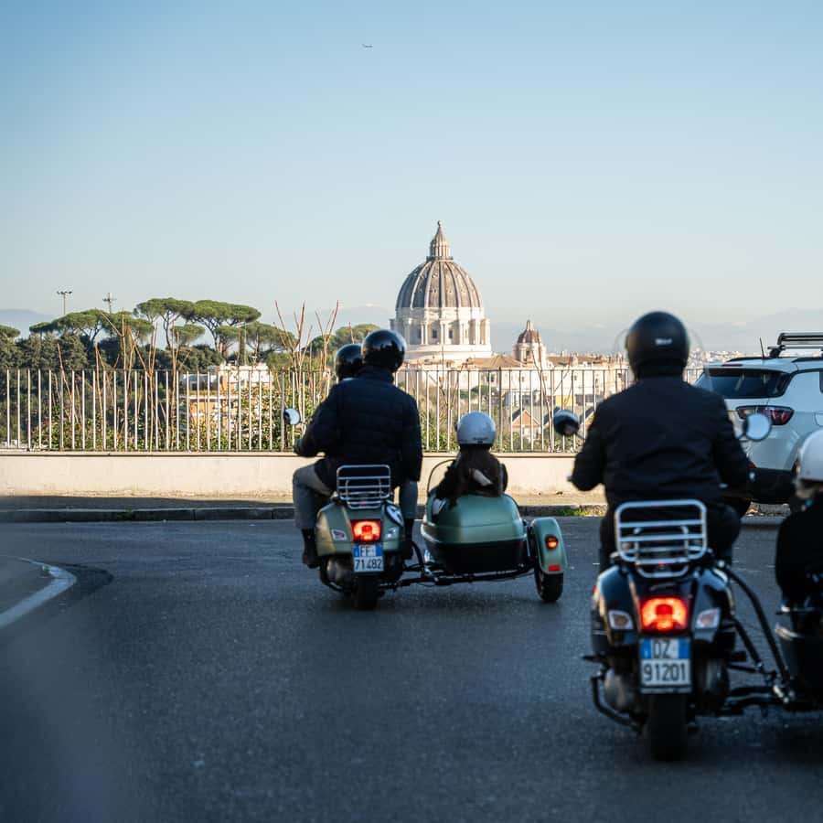 Rome: Evening Vespa Sidecar City Tour | GetYourGuide