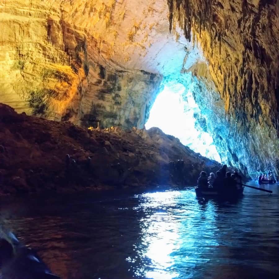 Argostoli: Melissani Lake, Drogarati Cave, and Myrtos Beach | GetYourGuide