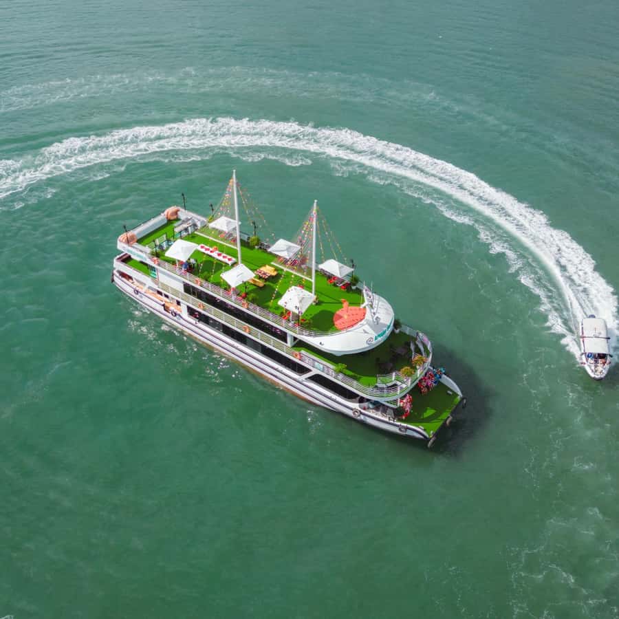 Hanoi: Ha Long Bay Day Tour - Apollo Cruise, Jacuzzi, Buffet | GetYourGuide