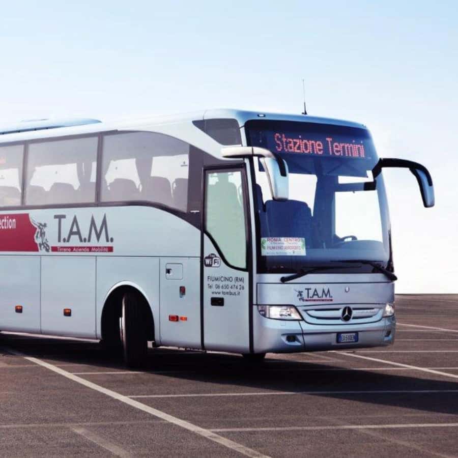 Rome: Bus between Fiumicino Airport and Termini/Ostiense st | GetYourGuide