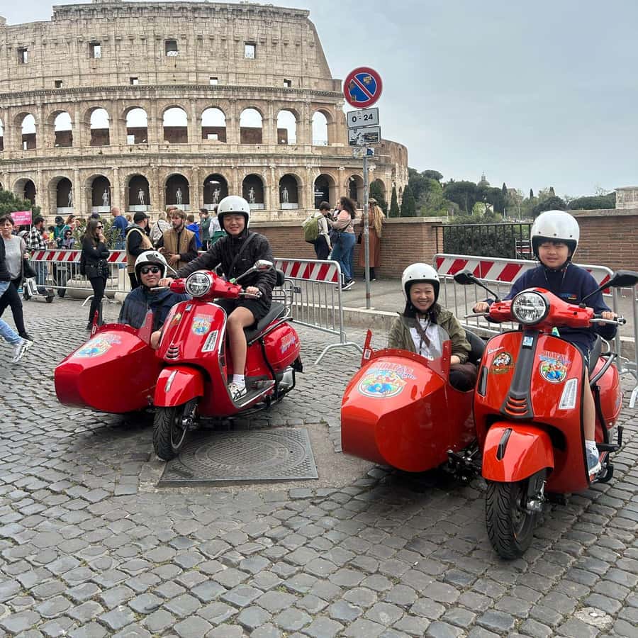 Rome in Vespa: Private Sidecar Sightseeing Tour with Gelato | GetYourGuide