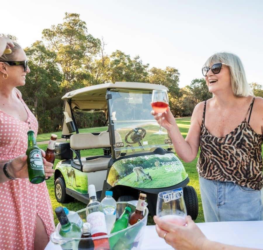 Swan Valley: Golf Cart Kangaroo Safari w/ Mini Golf & Drink | GetYourGuide