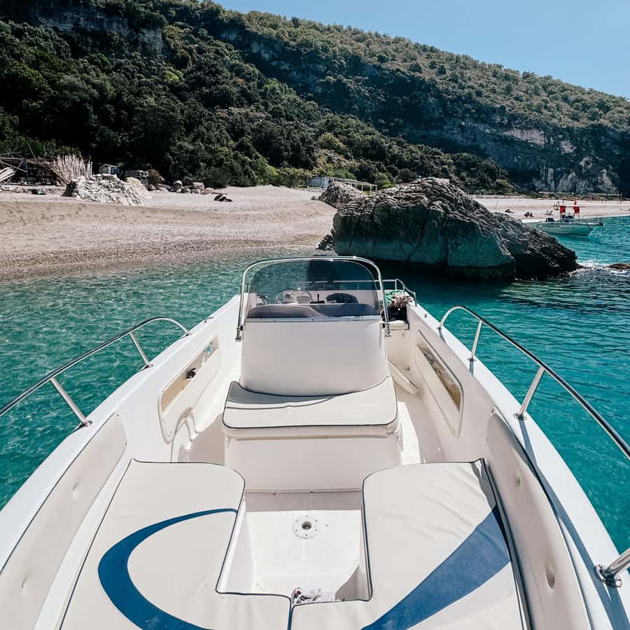 Sarandë Private Boat Tour: Turtle Cave, Kakome, Krorez Beach | GetYourGuide
