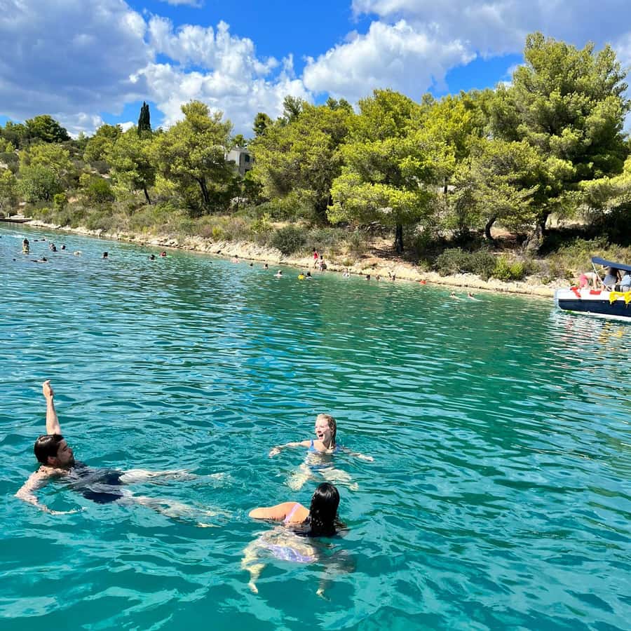 Blue lagoon with a speed boat water and towels included | GetYourGuide
