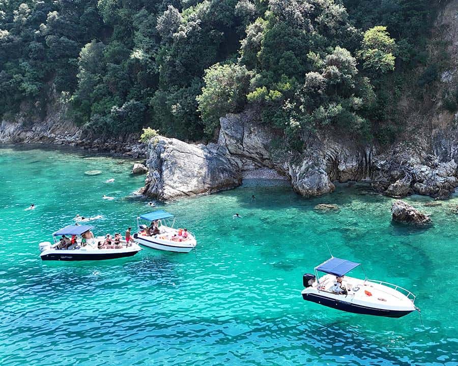 Sarandë Private Boat Tour: Turtle Cave, Kakome, Krorez Beach | GetYourGuide