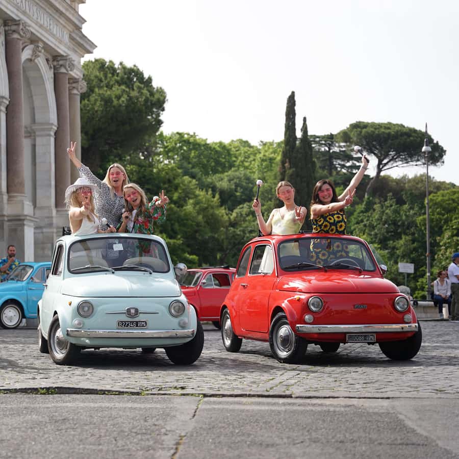 Tour durch Rom im Oldtimer Fiat 500 mit Fotoshooting und Spezialkaffee ...