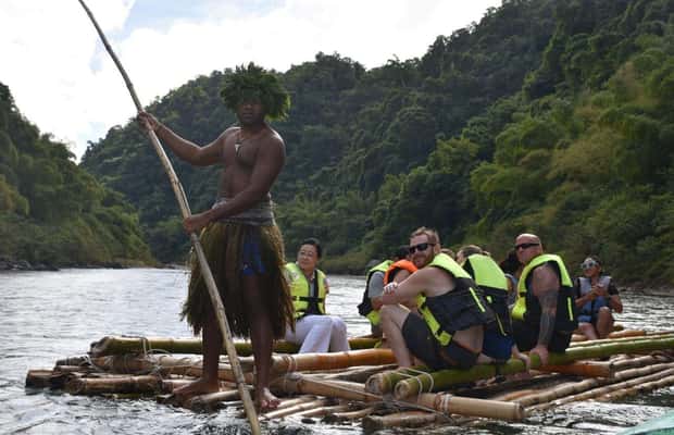 Fijian Adventure Rafting, waterfall, Village Tour with Lunch | GetYourGuide