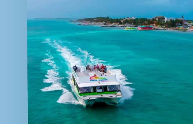 Tikal: Transfer fra Tikal Guatemala til Caye Caulker Belize Bus + færge ...