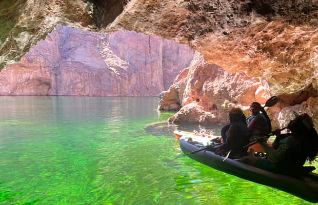 From Las Vegas: Emerald Cave Kayak Tour with Hotel Pickup | GetYourGuide