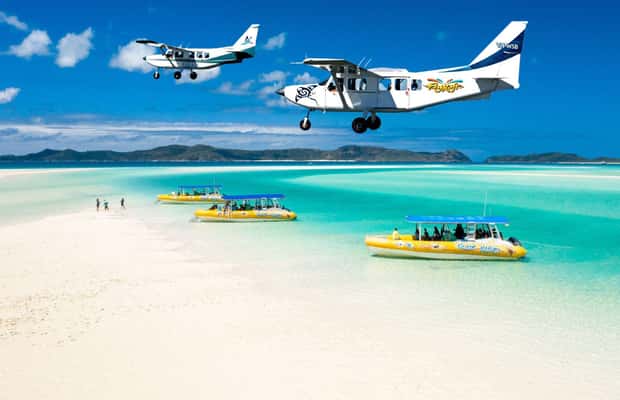 Airlie Beach: Fly Raft Package w Scenic Flight & Snorkeling | GetYourGuide