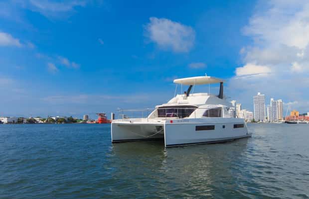 Cartagena: Rosario Islands 43 Leopard Catamaran Cruise | GetYourGuide