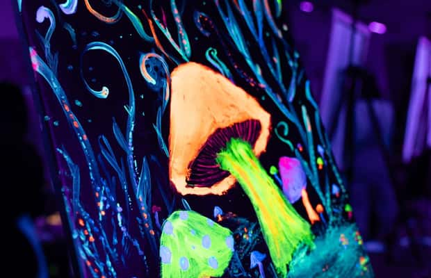Neon Paint– Painting with Wine in the Dark in Gdańsk! | GetYourGuide