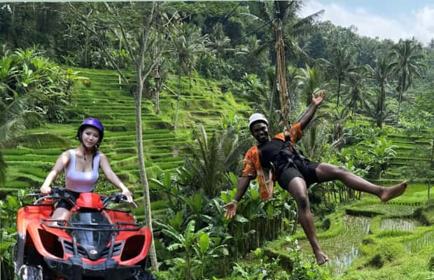 Bali: ATV Rafting Zipline Swing &Sky Bike in Ubud Rice Field | GetYourGuide