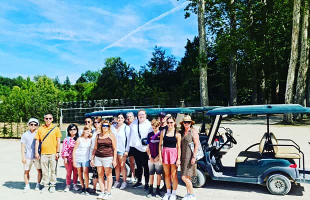 Versailles: Guidet tur med golfbiler og cykler, Hamlet+springvand ...