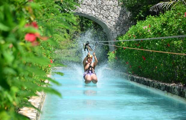 Buggy Ride, Zipline Splash & Waterfall Pool Combo with Lunch | GetYourGuide