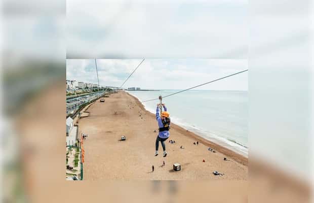 Brighton: Zip Wire Experience Ticket and Transfer | GetYourGuide