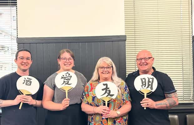 Yokohama: Japanese Calligraphy Class with Tea(sencha)&Sweets | GetYourGuide