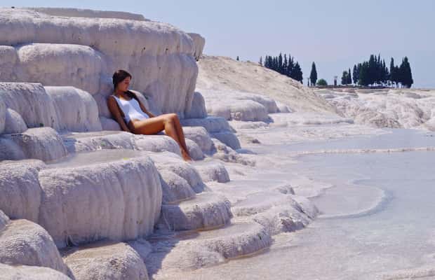 Bodrum:Pamukkale Cotton Castle & Hierapolis Day Trip w/Lunch | GetYourGuide