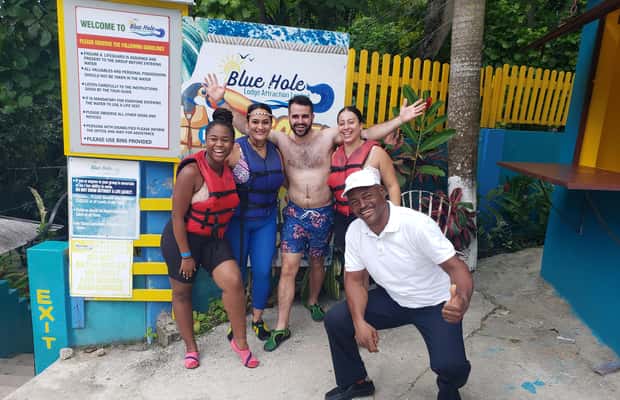 From Ocho Rios: Blue Hole Secret Waterfall & Highlight Tour | GetYourGuide