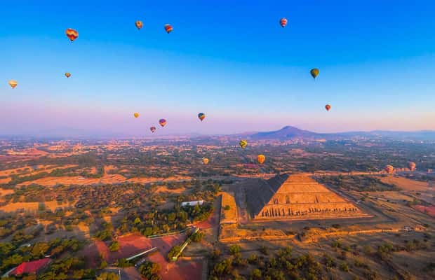 CDMX: Teotihuacan Hot Air Balloon with Breakfast | GetYourGuide