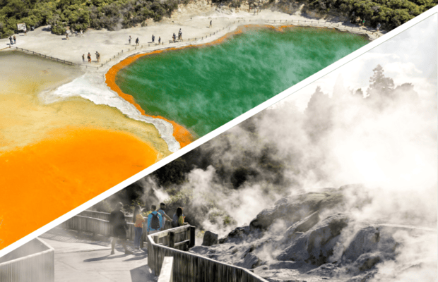 Auckland: Rotorua Highlights inc Wai O Tapu & Te Puia Tour | GetYourGuide
