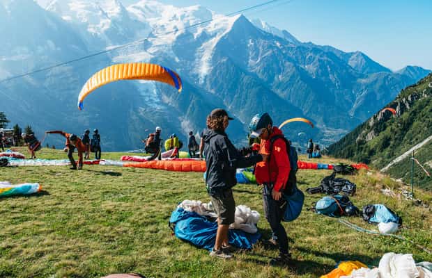 Chamonix: Tandem Paragliding Flight | GetYourGuide