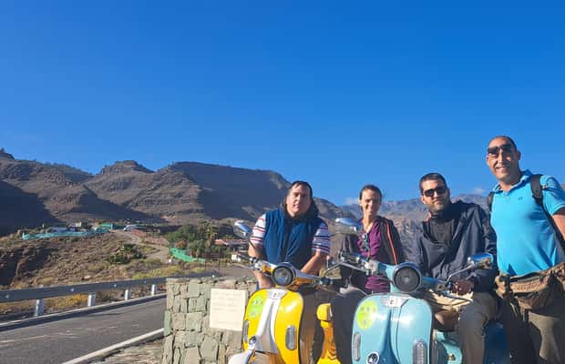 Maspalomas: tour of the Ayagaures on old electric scooters | GetYourGuide